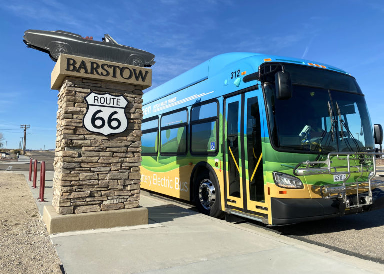 Battery Electric Buses Come to Barstow – VVTA