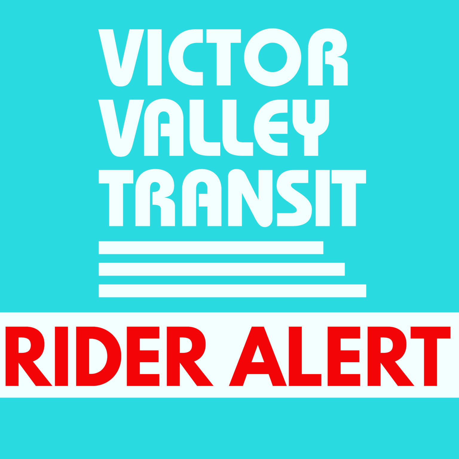 Rider Alert for Route 21 – VVTA