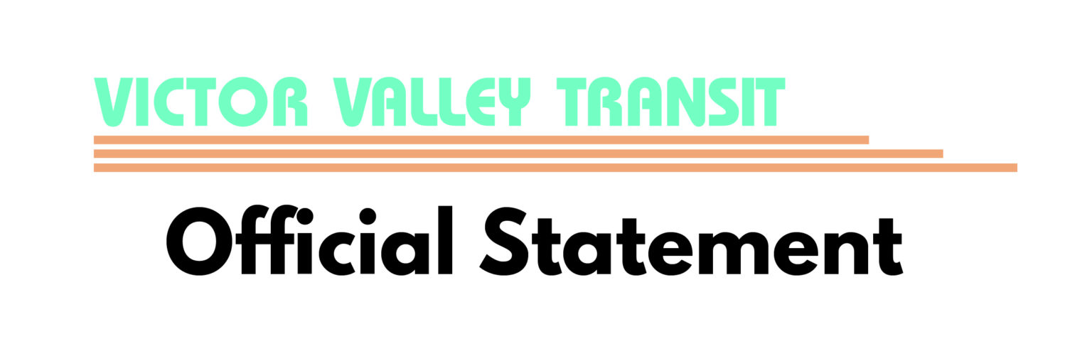 Official Statement from VVTA – VVTA