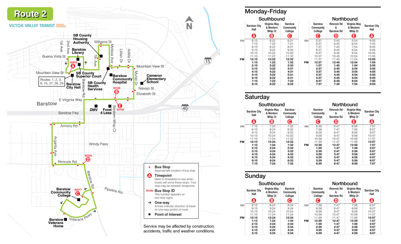 Route Refresh 2024 – VVTA