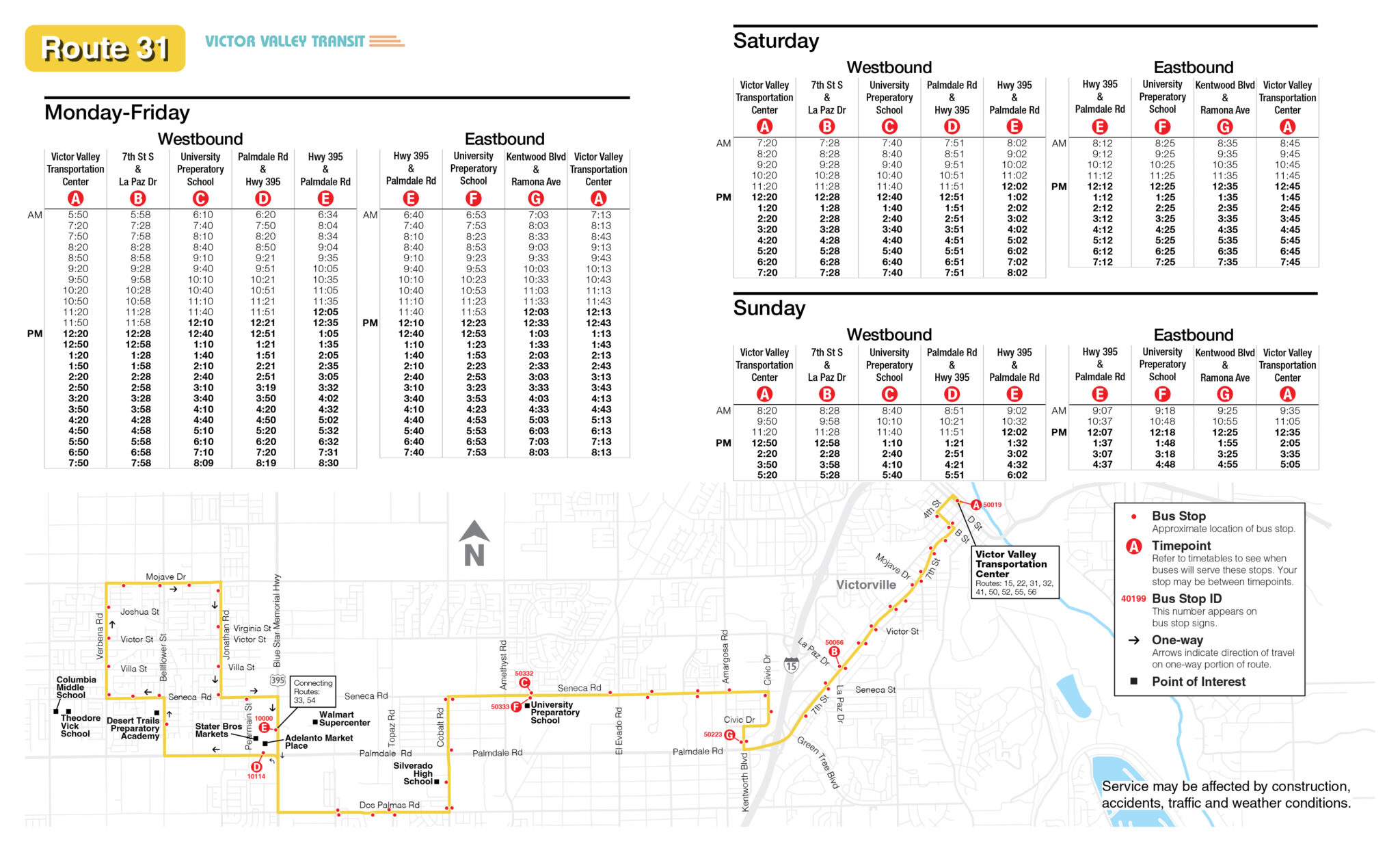 Route Refresh 2024 – VVTA